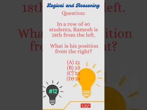 Logical and Reasoning | Ranking | #12 | @rbenglishacademy2399