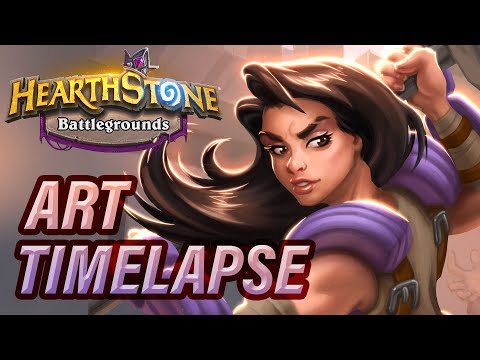 Hearthstone Barov's Apprentice Art Timelapse