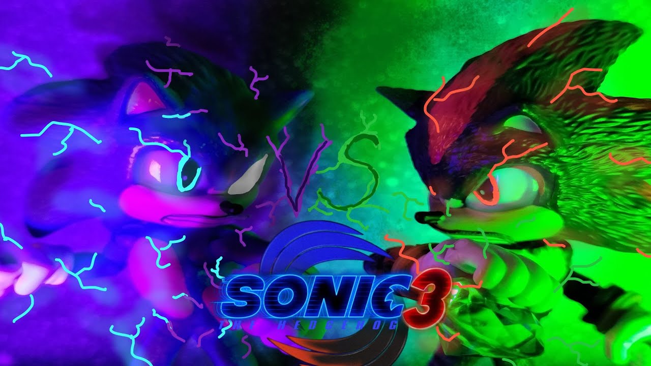 Sonic VS Shadow Part 2 Sonic 3 Stop motion Animation/Movie