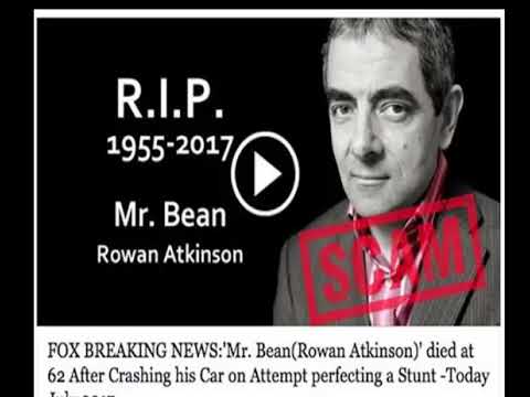 Rowan Atkinson Death Hoax Atkinson Mr Bean is alive