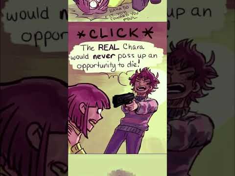 IMPOSTER! Frisk Kris and Chara! Undertale Comic Dub! KFC! #Undertale #shorts