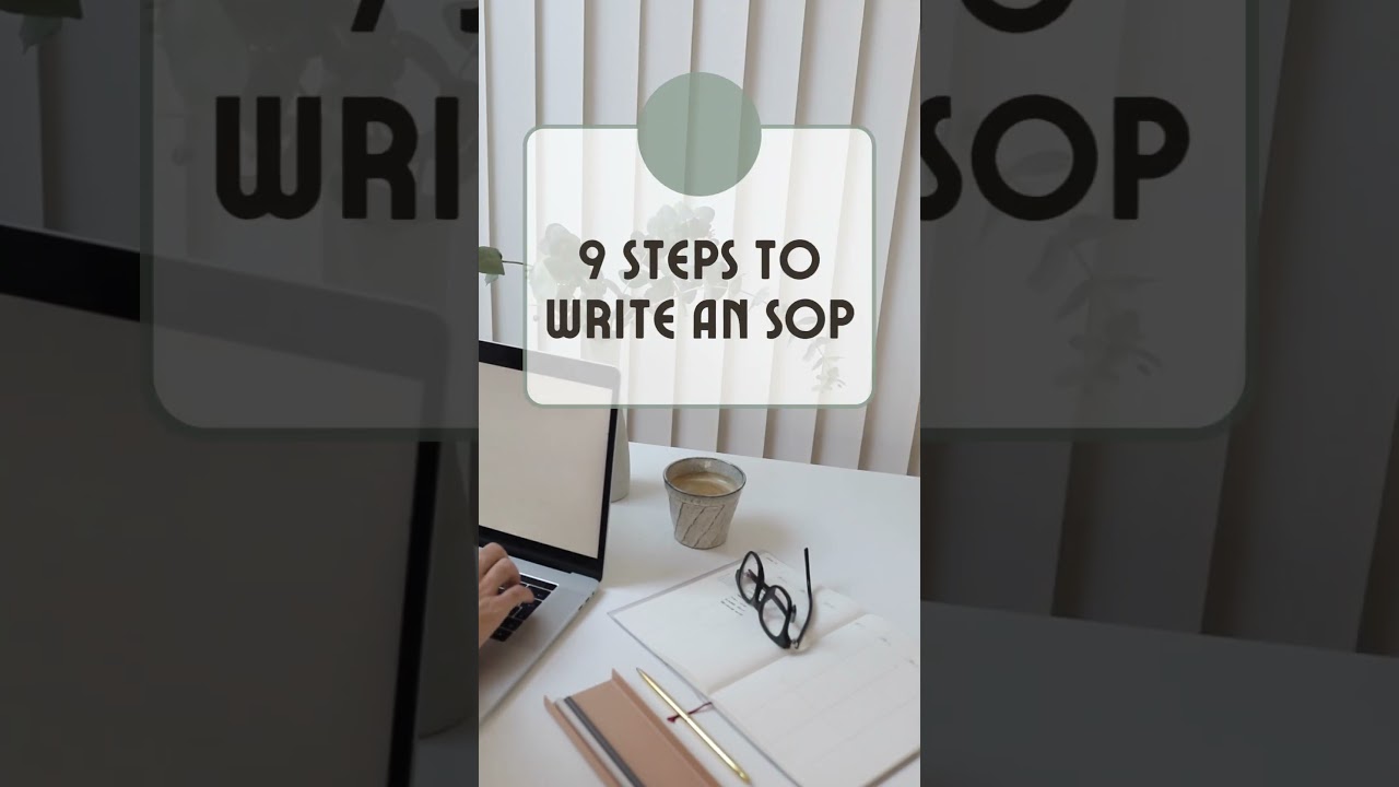 9 steps to write an SOP