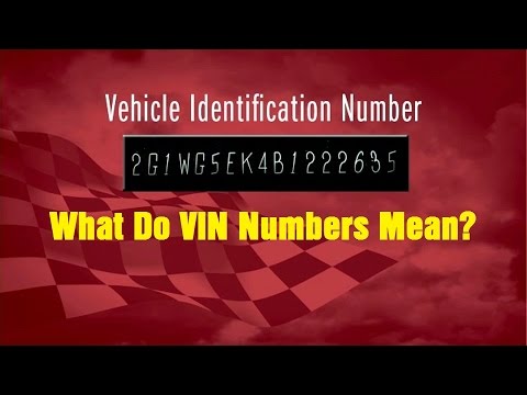 What Do VIN Numbers Mean? - Wrenchin' Up