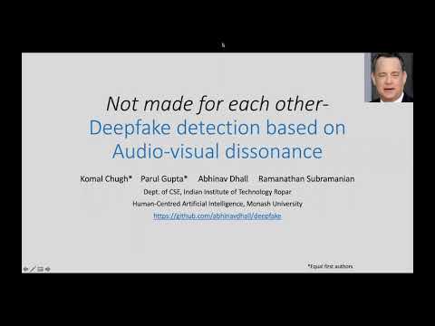 GitHub - abhinavdhall/deepfake: Deepfakes detection