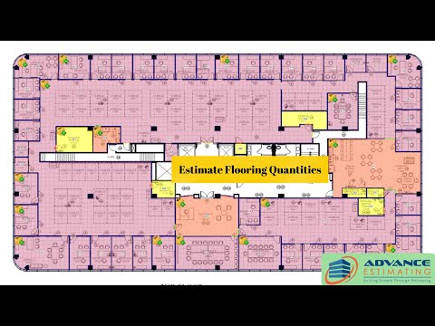 How to takeoff or estimate flooring using estimating software