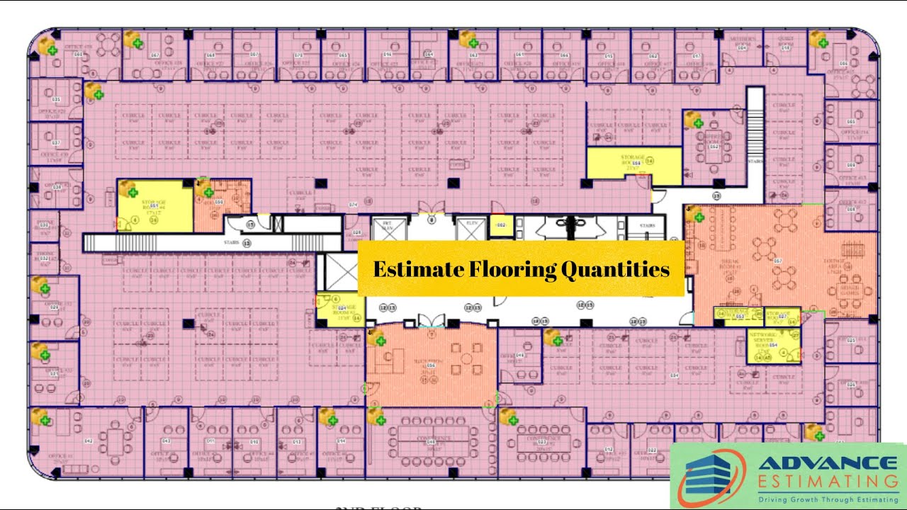 How to takeoff or estimate flooring using estimating software