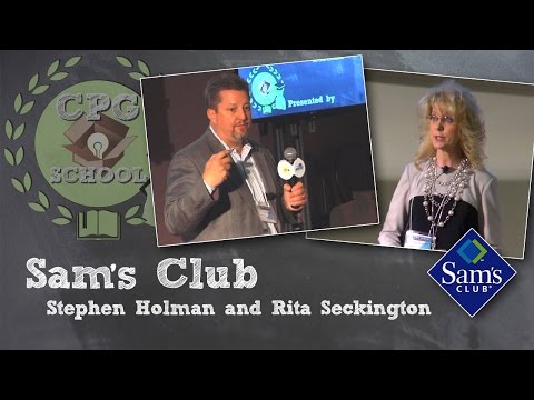 Rita Seckington and Stephen Holman - Sam's Club Merchandising - CPG School, 4/8/15
