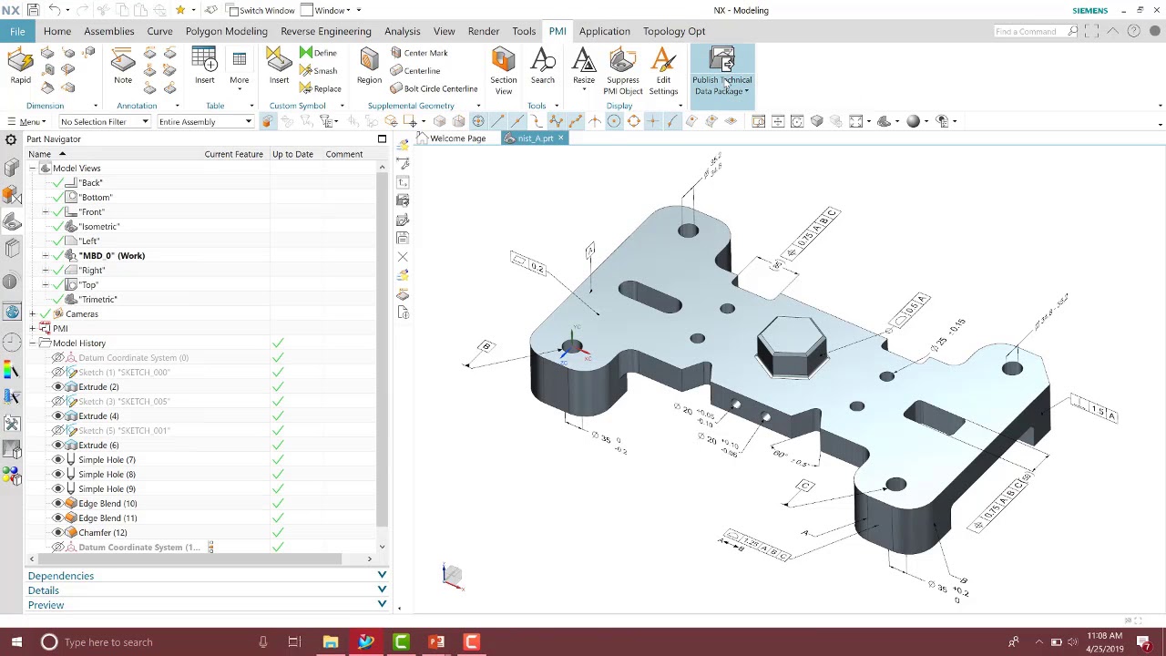 NX CAD 1847 3D PDF (MBD)