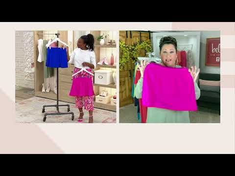 Kim Gravel x Swimsuits For All Side Slit Swim Skirt on QVC