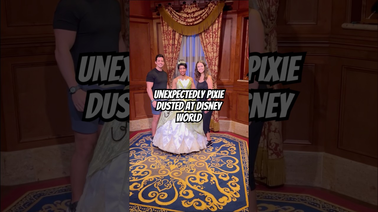 getting PIXIE DUSTED for free at disney world #disney #disneyworld #disneyparks #disneycharacters