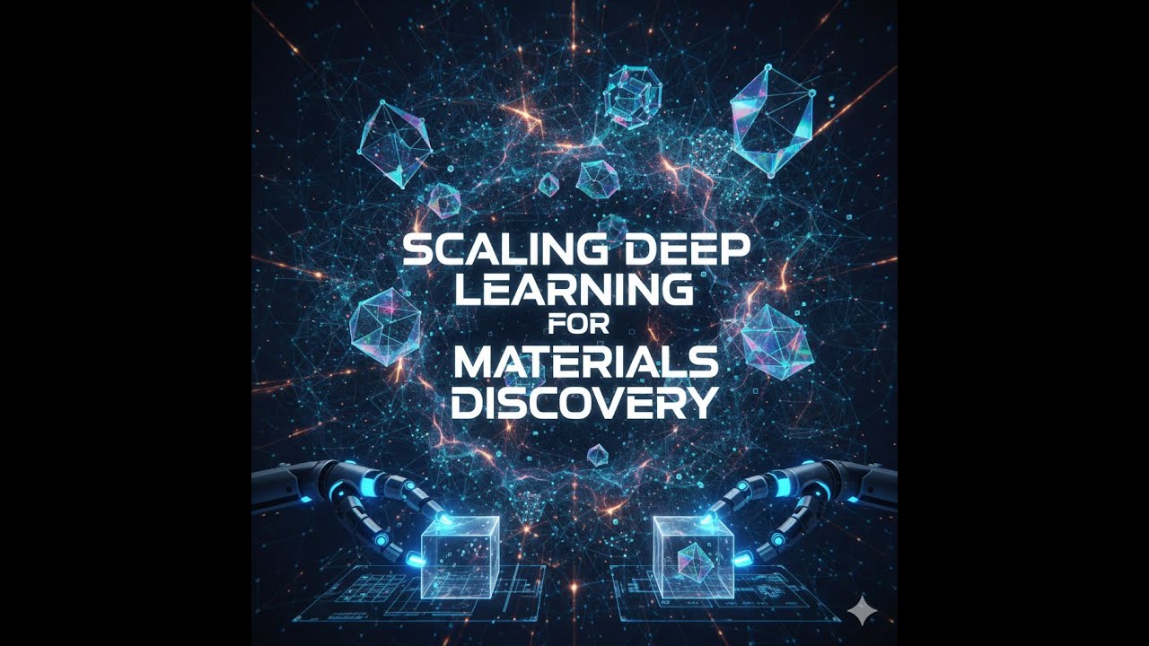 Generative AI Futures - GNoME. Scaling Deep Learning for Materials Discovery