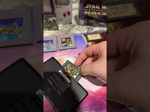 How to Play GBA games on DS lite #gba #dslite #donkeykongcountry