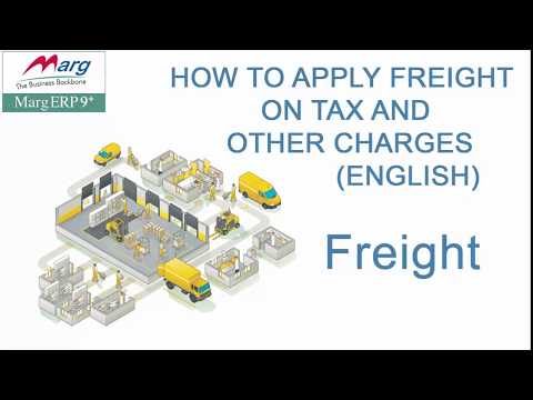 How to charge GST on Freight & Expenses in Marg ERP [English]