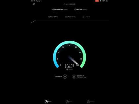 Spectrum Cable 100Mbps+ speedtest ookla Lima, OH