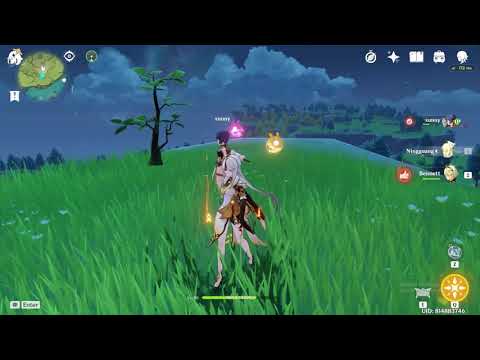 Flying plant in Genshin Impact..