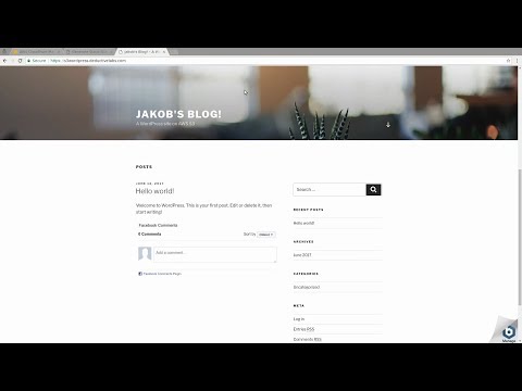 Hosting a WordPress site on AWS at low costs