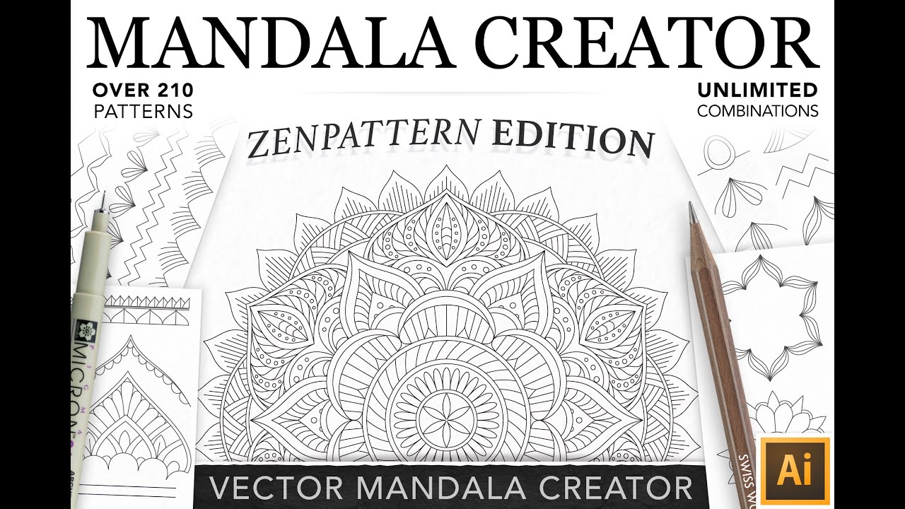 ZenPattern Mandala Creator Fast Demo