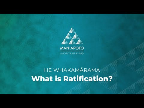 What is Ratification?