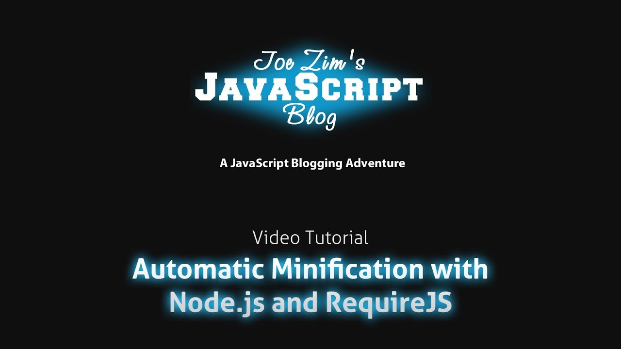 Automatic Minification with Node.js and RequireJS