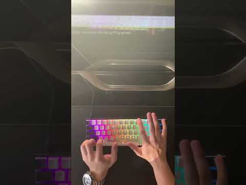 On monkeytype using a Mechanical keyboard typing 100+ words per minute