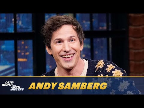 Andy Samberg Debuts A Grosser Look, Roasts Seth, Seths Dog Frisbee And ...