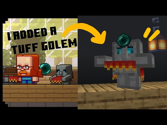 Minecraft LIVE: 2022 Tuff golem Mob Concept! Minecraft Data Pack