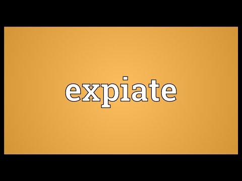 Expiate Meaning