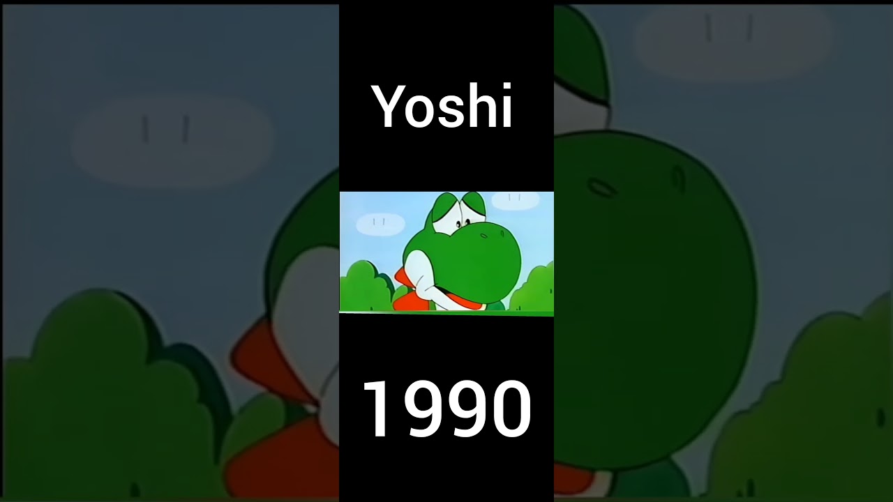 Evolution Of Princess Super Mario, And Luigi ,yoshi #shorts #evolution