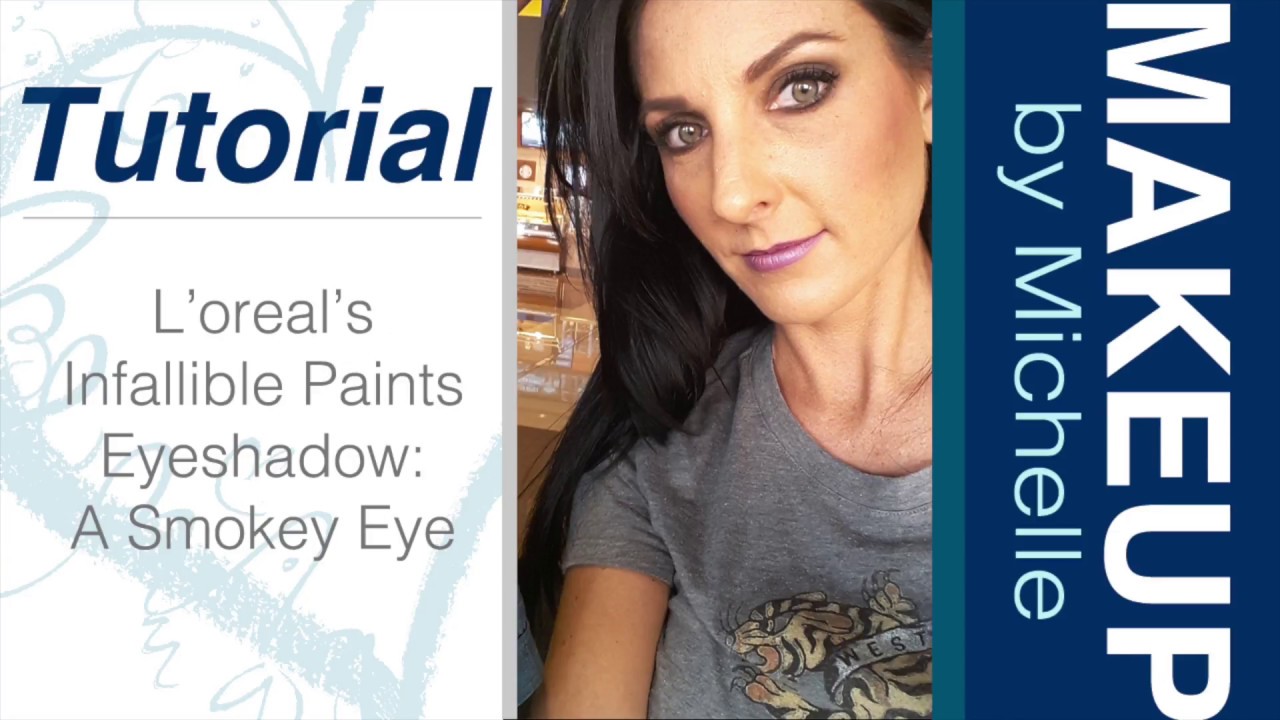 Tutorial: L'oreal Infallible Paints Eye Shadow-Smokey Eye