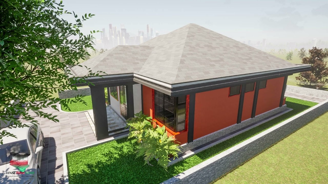 Three Bedroom Bungalow pdf house plans