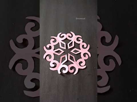 ❄️✨How to make a snowflake|| Christmas Ornaments❄️❄️ #shorts #viralshorts #youtubeshorts #snowflakes