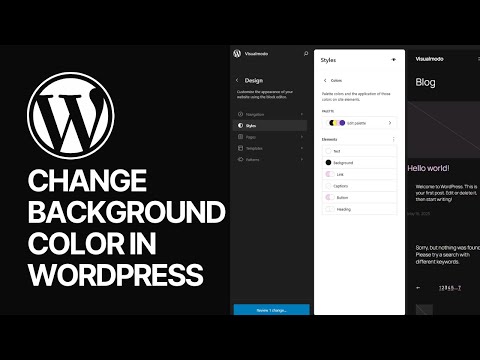 How to Change Background Color in WordPress Using Block Themes? Guide