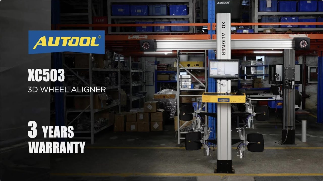 How to use AUTOOL XC503 3D wheel aligner ?