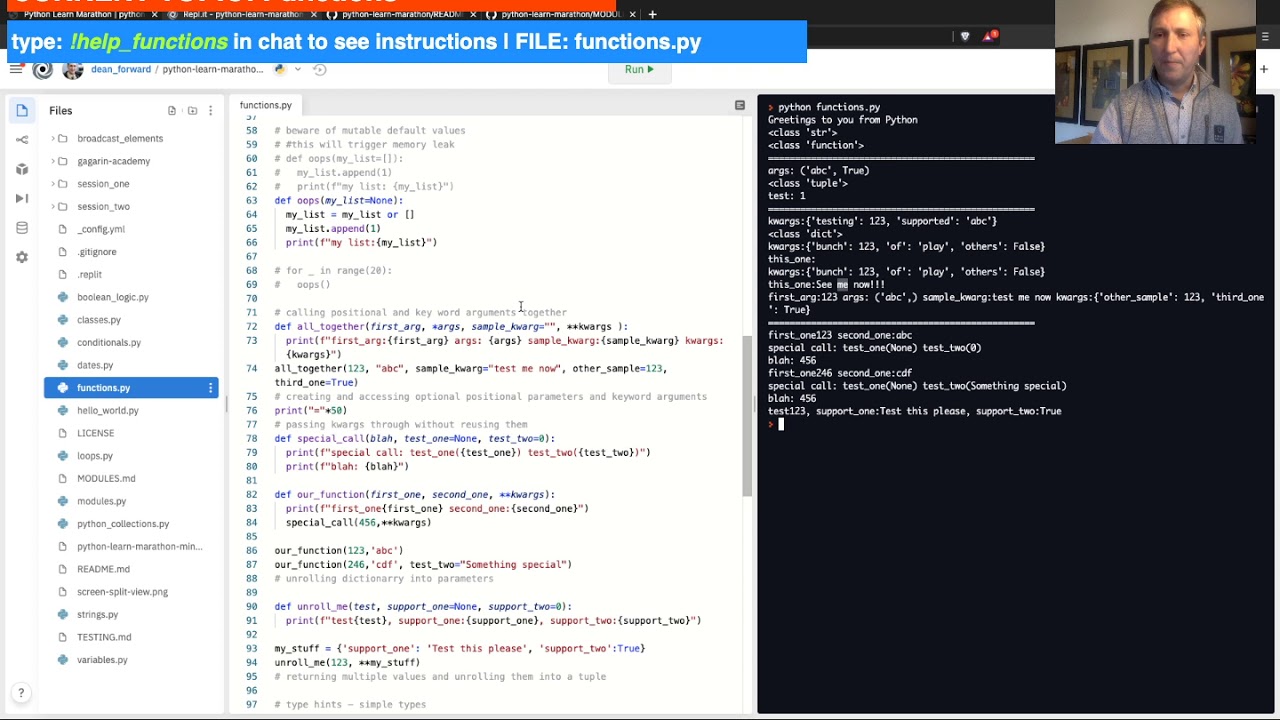 Python Basics - Functions Part 2 - Lesson 07