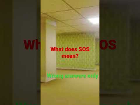 What does SOS mean