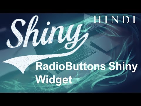 Learn R Shiny Tutorial 3 RadioButtons Shiny Widget हिन्दी - Mind Luster