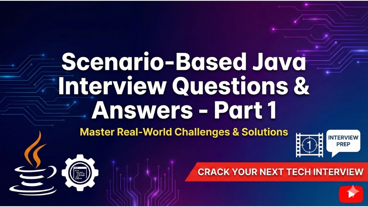 Scenario Based Java Interview Questions & Answers - Part 1