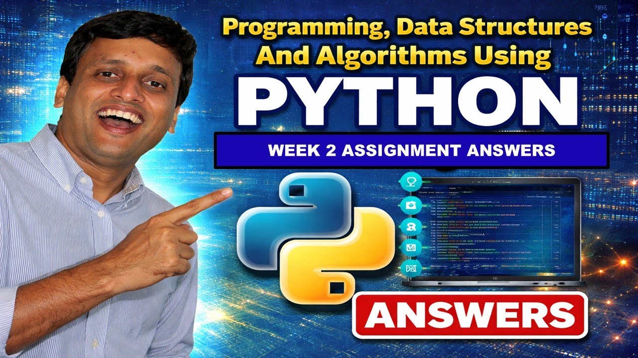 NPTEL Data Structure & Algorithm Using Python Week 2 Assignment 2 Answers Jan 2026 | NPTEL #python