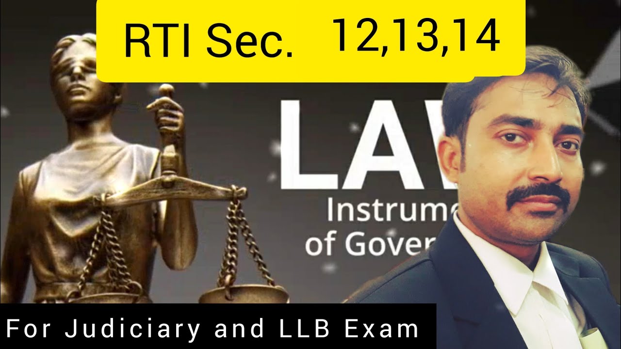 Sec 12,13,14 of Right to information act