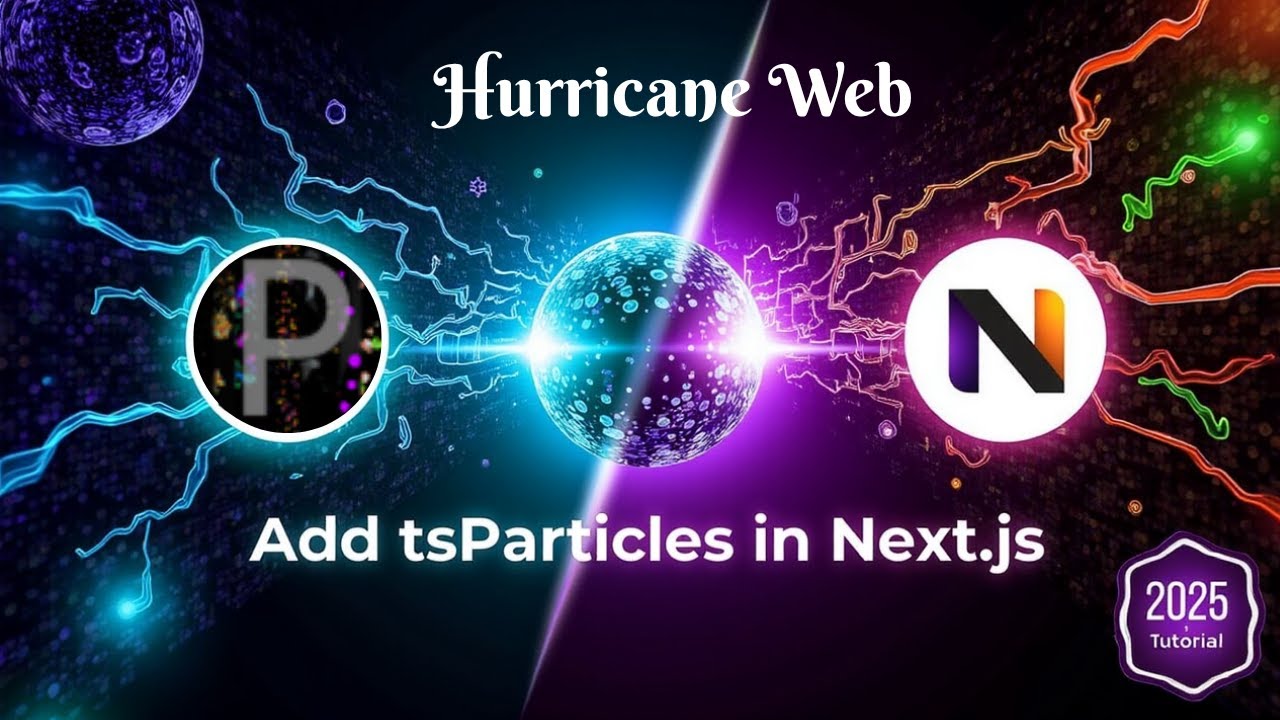 How to Add tsParticles in Next.js | Animated Background for Your Website