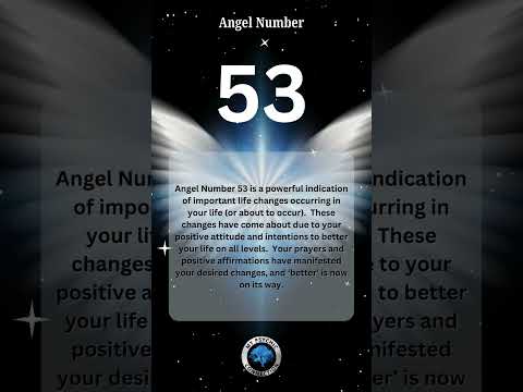 Angel Number 53 #newvideo #angelnumbers #angel #shorts #shortsvideo
