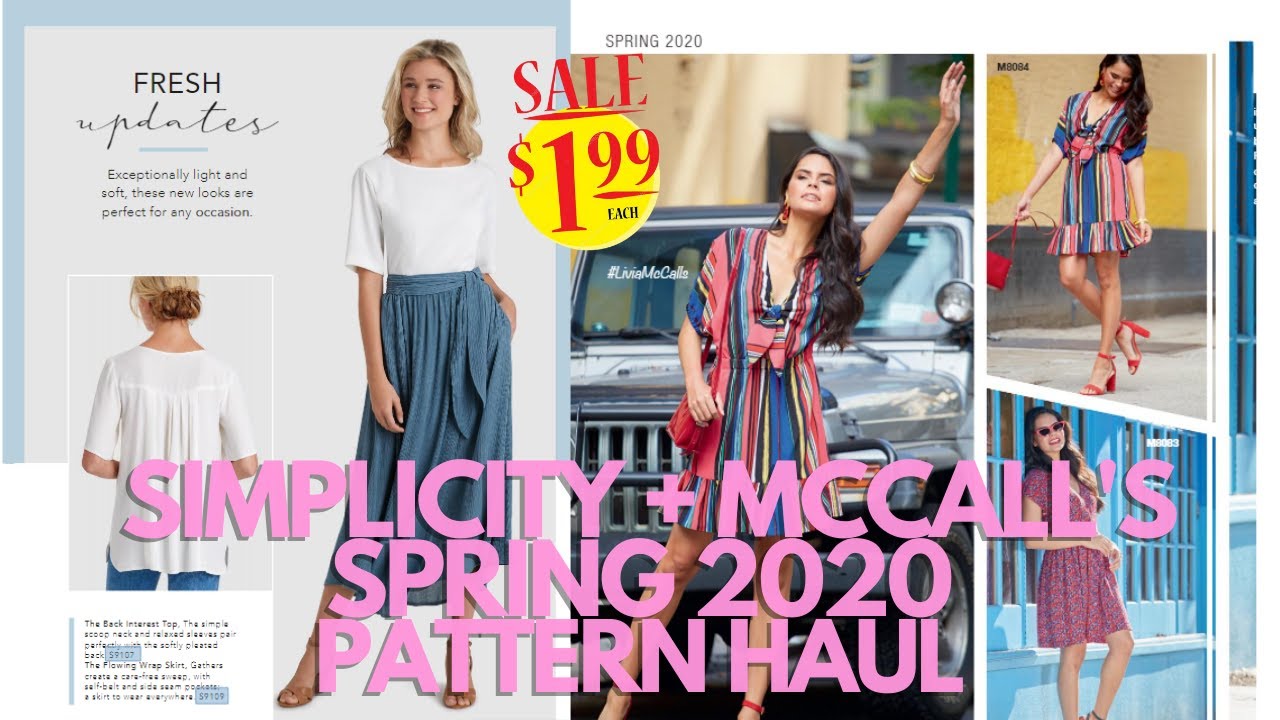 #12. Simplicity + McCalls Spring Pattern Haul