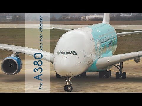 World's only Charter A380 lands at Dresden Airport