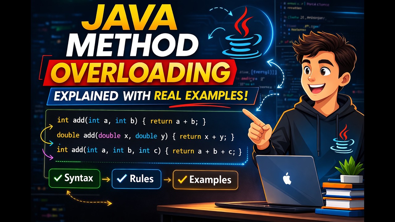 Method Overloading in Java | Beginner-Friendly Tutorial with Real Examples