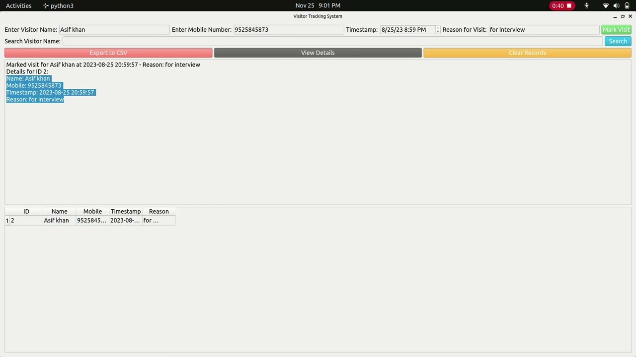 Python GUI Tutorial: Build a Visitor Tracking App with PyQt5 | Learn GUI Development!