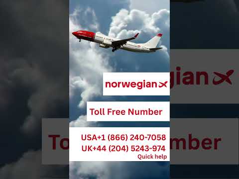 How to Contact Norwegian Air from USA – Toll-Free Number Guide 2025