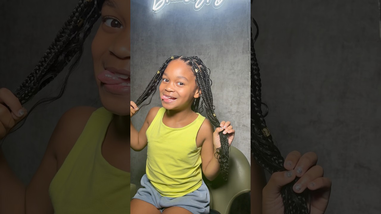 How to do kids boho knotless #bohobraids #braidsbyajaih #knotlessbraids