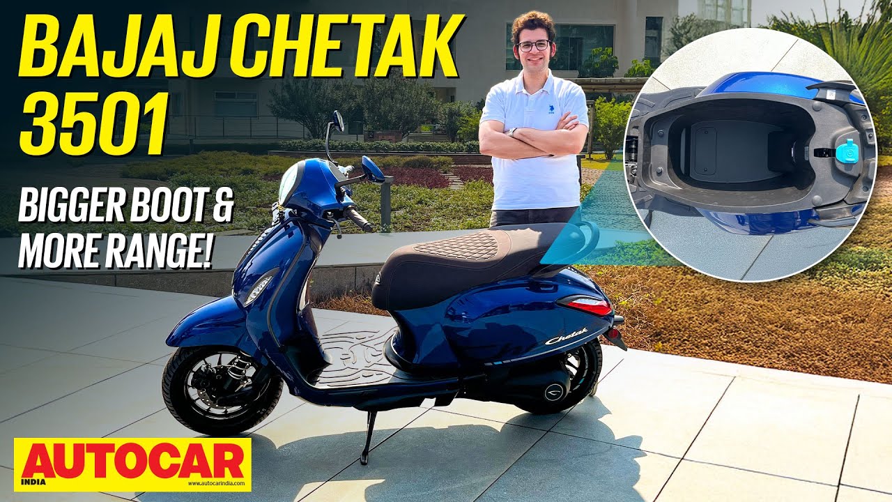 Bajaj Chetak 3501: A Comprehensive Walkaround of the Updated Electric ...