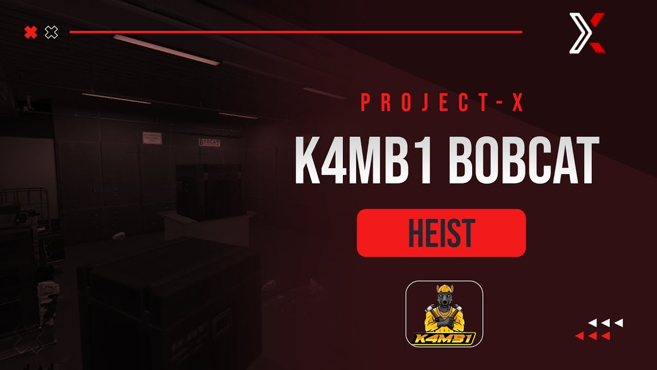 FiveM K4MB1 Bobcat Heist Robbery - QB | QBOX | ESX | Custom