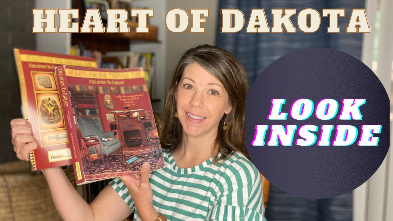 HOD Creation to Christ homeschool: look inside guide and notebook for my 5th grader